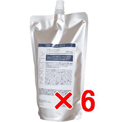 ★【送料無料】 アルピジョン  ALPSION ／ イオンヘアミスト  500ml 【6個】 ミネラルイオンケア ／ 毛髪専用高保湿 化粧水  サロン専売品 ヘアケア