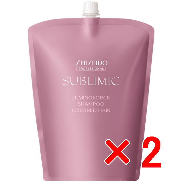 資生堂 シセイドウ ／ サブリミック／ ルミノフォース シャンプー  1800ml リフィル【2個セット】