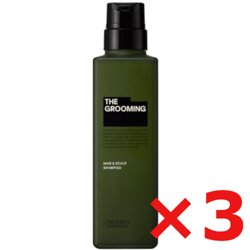 資生堂 ／ MEN ／ ザ・グルーミング シャンプー 500ml【3個セット】／ サロン専売品 ／ ヘア＆スカルプケア