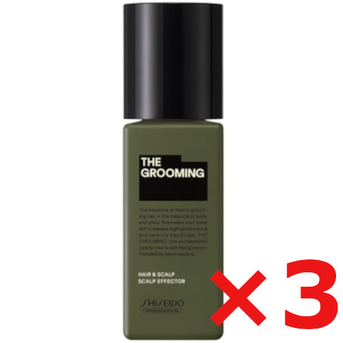 資生堂 ／ MEN ／ ザ・グルーミング スカルプエフェクター 120ml【3個セット】／ GE スカルプエッセンス （医薬部外品） サロン専売品