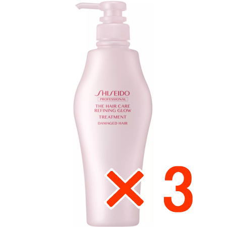 送料無料 資生堂 プロフェッショナル リファイニンググロウ トリートメント 500g 3個