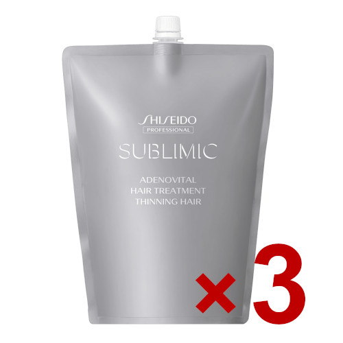 資生堂 ／ サブリミック／ アデノバイタル ヘアトリートメント 1800g レフィル 3個セット