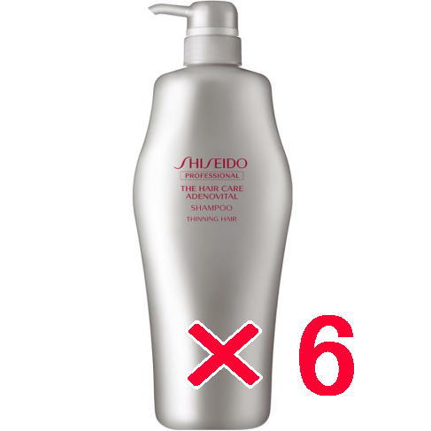送料無料 資生堂 シセイドウ ／ ザ ・ヘアケア アデノバイタル ／ アデノバイタル シャンプー 1000ml 6個 スカルプ サロン専売品 GPシャンプー