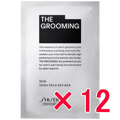 資生堂 シセイドウ ／ MEN ／ ザ・グルーミング ソーダパックリファイナー  6g×10包入【12個】