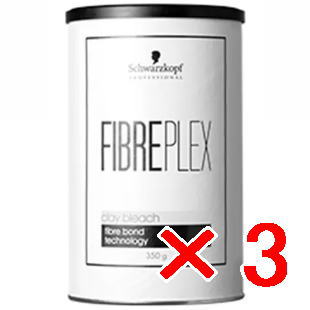 ★【送料無料】シュワルツコフ ／ ファイバープレックス ／ クレイ ブリーチ 350g 【3個】