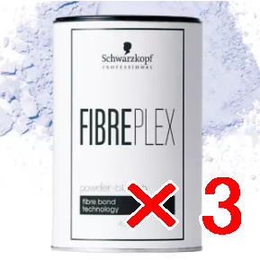 ★【送料無料】シュワルツコフ ／ ファイバープレックス ／ パウダー ブリーチ 450g 【3個】