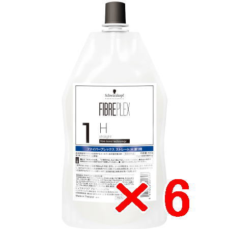 ★【送料無料】シュワルツコフ ／ ファイバープレックス ／ ストレート 1剤 H 400mL 【6個】