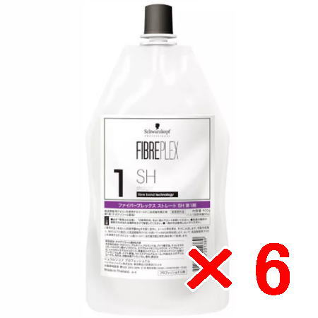 ★【送料無料】シュワルツコフ ／ ファイバープレックス ／ ストレート 1剤 SH 400mL 【6個】