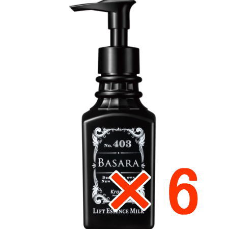 送料無料 クラシエ バサラ 403 リフトエッセンスミルク 140g 6個