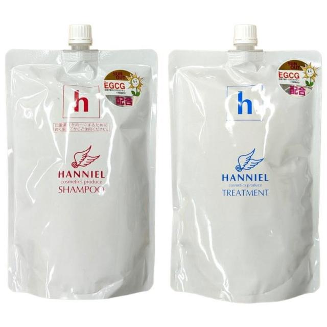 正規品販売商品 ハニエル ハニエル ディフェンダー シャンプー&トリートメント 詰替え用 セット 各800mLリフィル