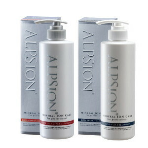 アルピジョン ALPSION イオン ヘア&フェイス クレンジング AX 490ml&イオン ヘア トリートメント 490ml セット ミネラル イオンケア サロン専売品