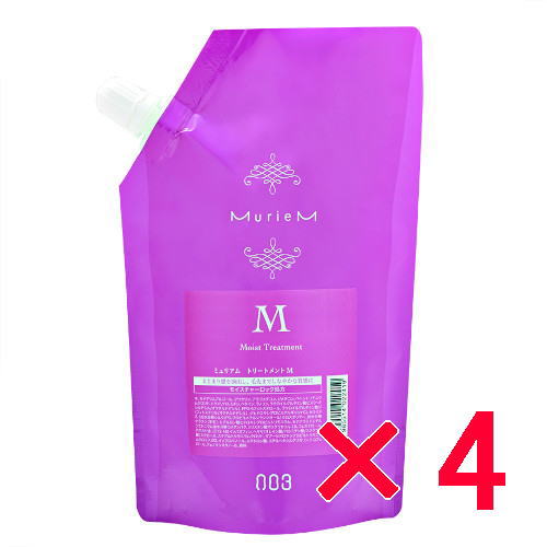 ナンバースリー 003 ミュリアム ピンク ミュリアム トリートメント M 500g 詰替用 4個セット 4985514022419
