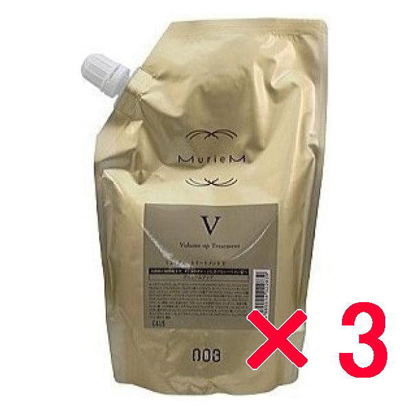 ナンバースリー 003 ミュリアム ゴールド ミュリアム トリートメント V 500g 詰替え 3個セット 4985514022839