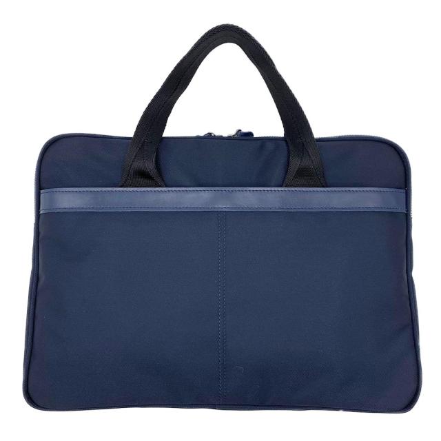 Bluffpop ブラフポップ NW 薄マチ ビジネスバッグ ブリーフケース 日本製 ネイビー 55-7149-NV