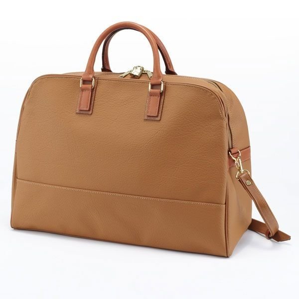 【ポイント10倍】木和田 Mariera マリエラ 2way ボストンバッグ トラベルバッグ ショルダーバッグ 両アオリ 日本製 キャメル 1569-CA