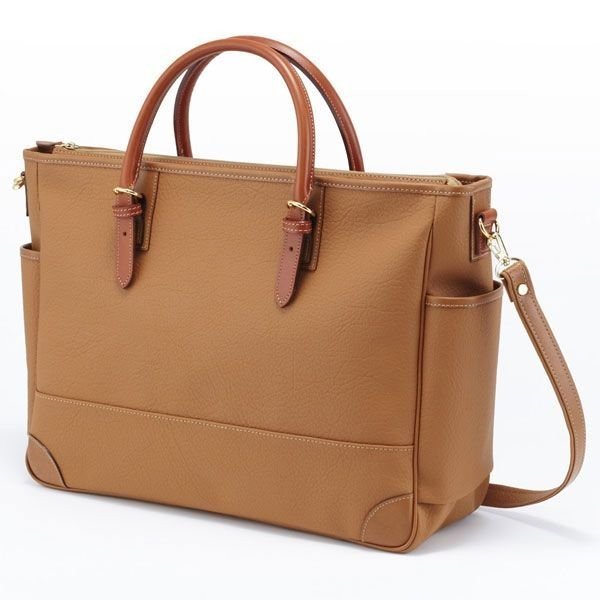 【ポイント10倍】木和田 Mariera マリエラ 2way トート ボストンバッグ トラベルバッグ ショルダーバッグ 日本製 キャメル 1570-CA