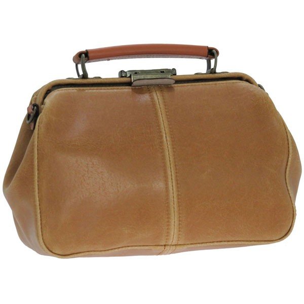 【ポイント10倍】木和田 Retro レトロ 横型 2way ダレスバッグ セカンドバッグ 日本製 キャメル 3884-24