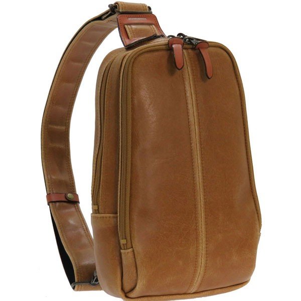 【ポイント10倍】木和田 Retro レトロ ボディバッグ ワンショルダーバッグ 日本製 キャメル 4977-24