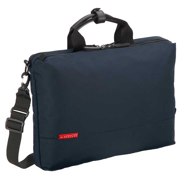 【ポイント10倍】MANHATTAN PASSAGE マンハッタンパッセージ Slim Well-Organized 2way ビジネスバッグ ブリーフケース A4 ミッドナイトブルー #7011-MB