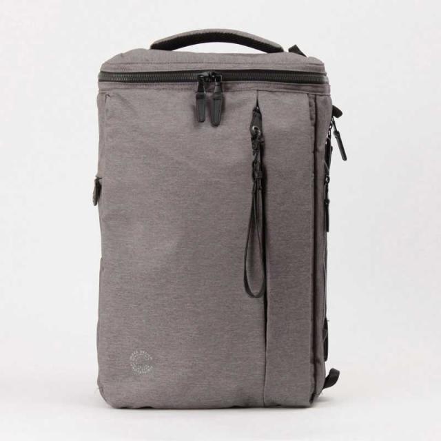 【ポイント10倍】P.I.D nove ピーアイディー ノーヴェ 3way ビジネスバッグ ボックス リュック バックパック ブリーフケース グレー PAN203-GY