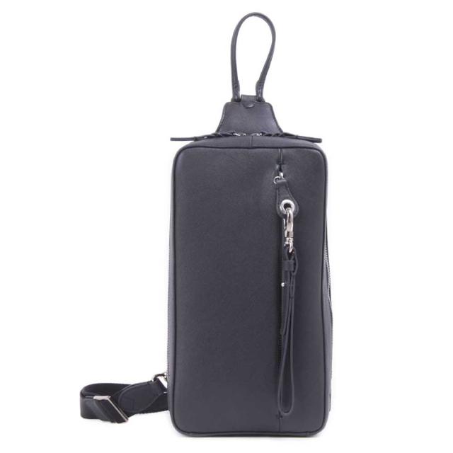 【ポイント10倍】P.I.D Selva ピーアイディー セルヴァ ボディバッグ ワンショルダーバッグ レザー コン PAP205-NV