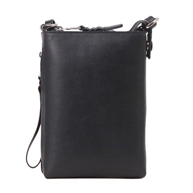 【ポイント10倍】P.I.D ピーアイディー Scena スケーナ 縦型 ミニ ショルダーバッグ レザー クロ PAV105-BK