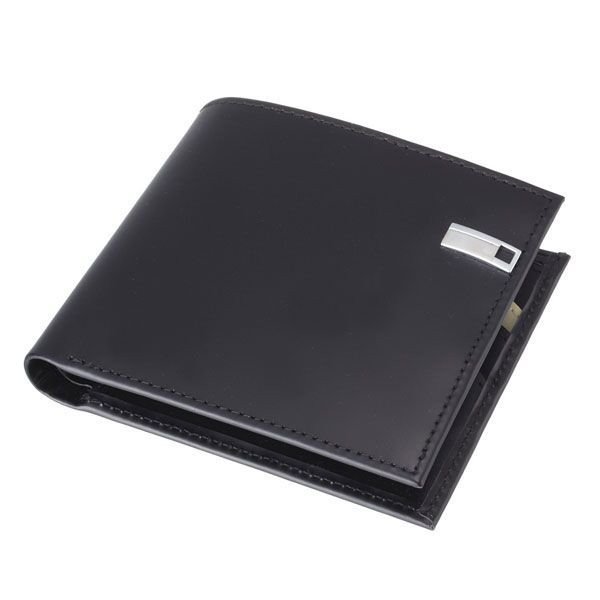 【ポイント10倍】 Aaron Irvin アーロン・アーヴィン Leather Accessory 二つ折り 短財布 ショートウォレット 本革 ブラック AA-NWLT