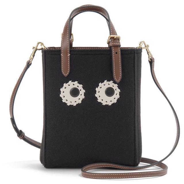 ANYA HINDMARCH アニヤハインドマーチ トートバッグ レディース ブラック 5050925195164 EYES