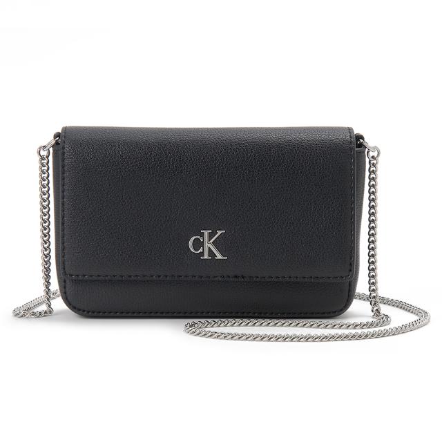  JEANS カルバンクラインジーンズ ショルダーバッグ レディース ブラック LV04K1027G UB1 M MO EW FLAP PH/CB19