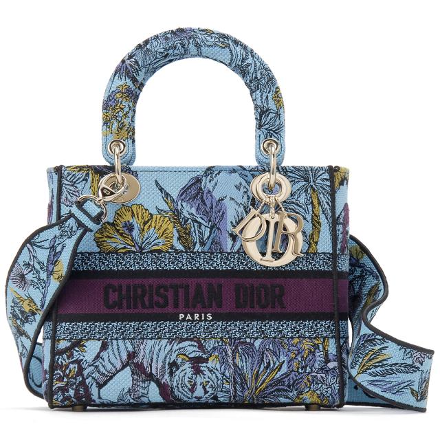 訳あり シミあり Dior ディオール ハンドバッグ レディース M0565OEUP M259 LADY D-LITE MEDIUM