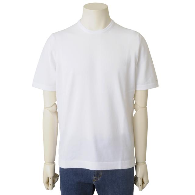 GRAN SASSO グランサッソ Tシャツ 半袖ニット メンズ ホワイト 58138 18120 001 T-SHIRT
