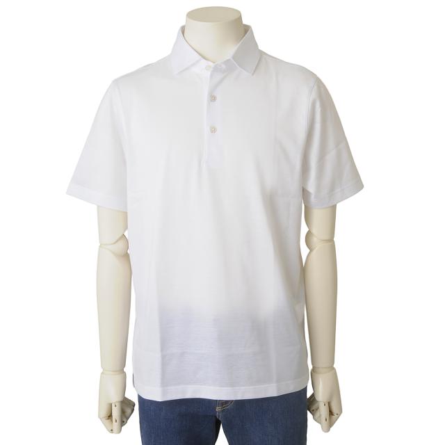 GRAN SASSO グランサッソ ポロシャツ メンズ ホワイト 60103 74002 001 POLO