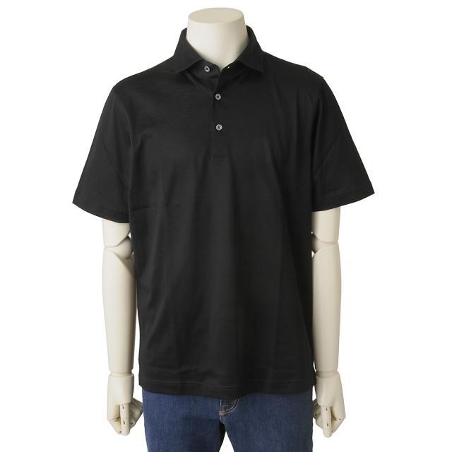 GRAN SASSO グランサッソ ポロシャツ メンズ ブラック 60103 74002 099 POLO
