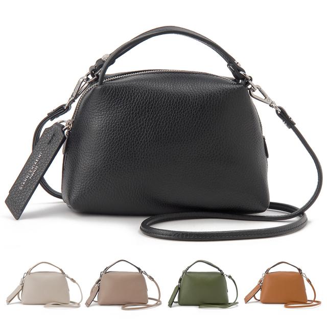 訳あり　ファスナー部分にコバ剥がれあり　GIANNI CHIARINI ジャンニキアリーニ ショルダーバッグ マーブル/ホワイト　レディース 8145GRN-3890 ALIFA S アリファ