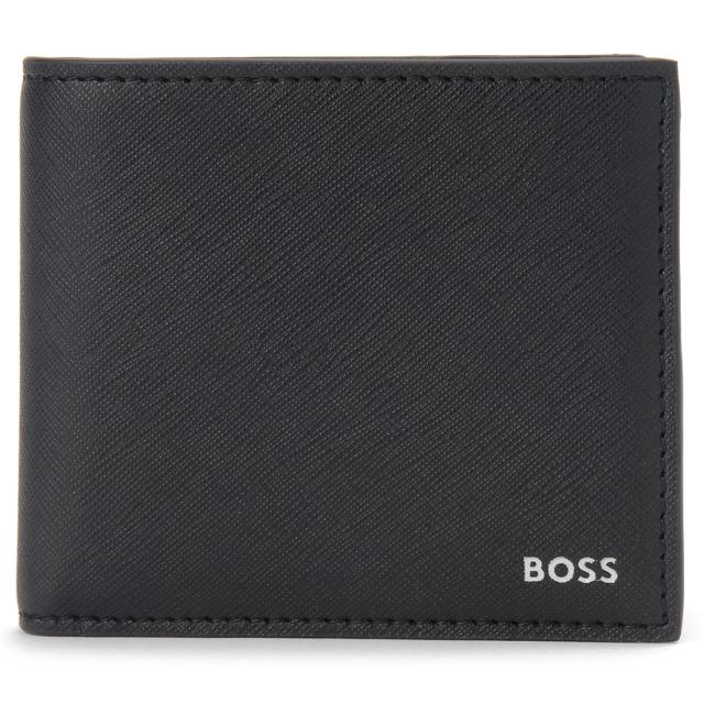 HUGO BOSS ヒューゴボス 二つ折り財布 メンズ ブラック 50536710 001 BIFOLD WALLET