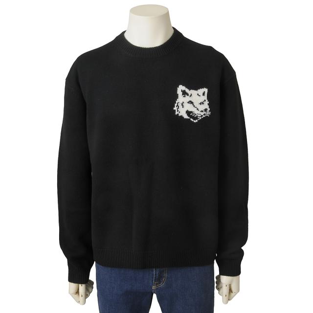 MAISON KITSUNE メゾンキツネ セーター メンズ NM00808KM0329 P199 フォックスヘッド