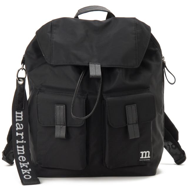 marimekko マリメッコ リュック バックパック レディース ブラック 91198 009 EVERYTHING エブリシング