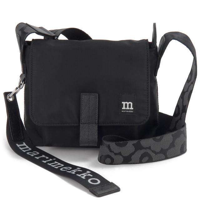 marimekko マリメッコ ショルダーバッグ ブラック 92538 009 MINI MESSENGER