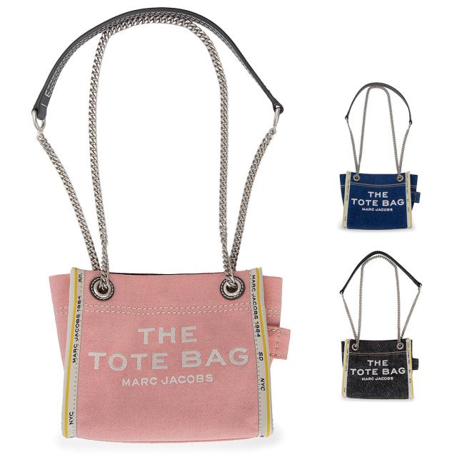 MARC JACOBS マークジェイコブス トートバッグ レディース 2F4HCR016H05 ザ デニムチェーントート