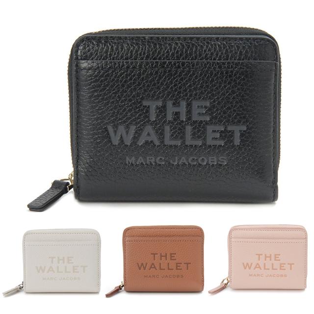 MARC JACOBS マークジェイコブス 二つ折り財布 レディース ブラック 2R3SMP044S10 THE LEATHER SLG