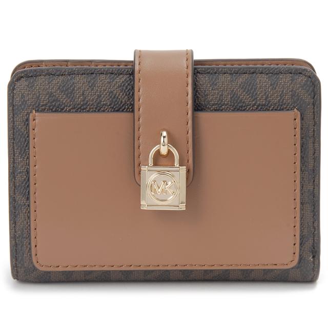 MICHAEL KORS マイケルコース 二つ折り財布 レディース ブラウン 32S5GETD1B 252 SCARLETT