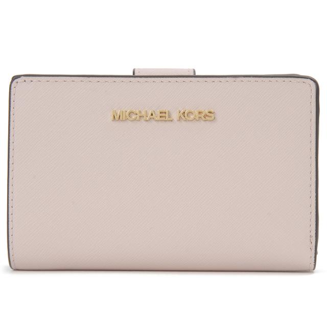 MICHAEL KORS マイケルコース 二つ折り財布 レディース ピンク 35F7GTVF2L PBL JET SET TRAVEL