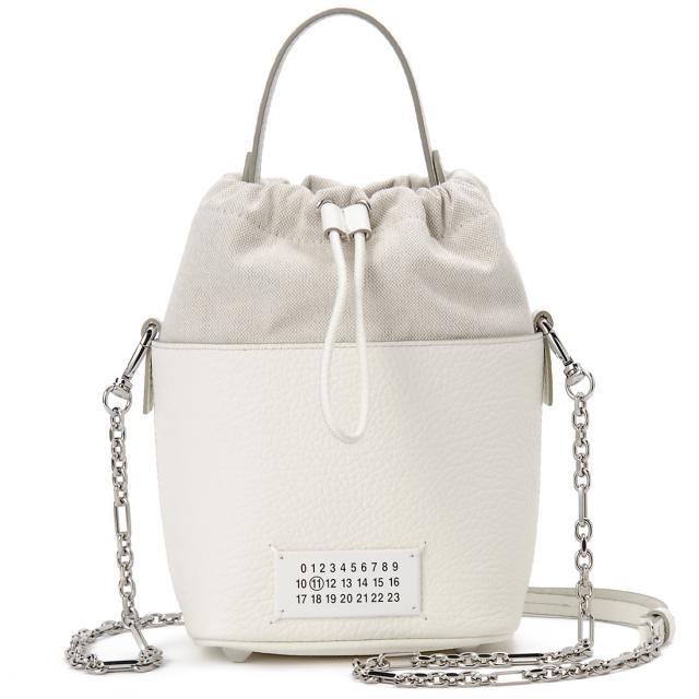 Maison Margiela メゾンマルジェラ ショルダーバッグ レディース ホワイト S61WG0035P4348H0157 5AC BUCKET BAG