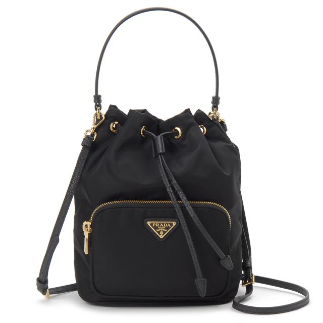 PRADA プラダ ショルダーバッグ レディース 1BH038 RV44 F0002 UOP バケットバッグ
