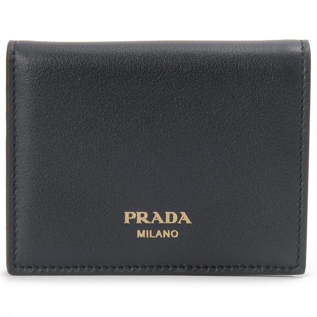PRADA プラダ 二つ折り財布 ブラック 1MV204 2CYS F0002