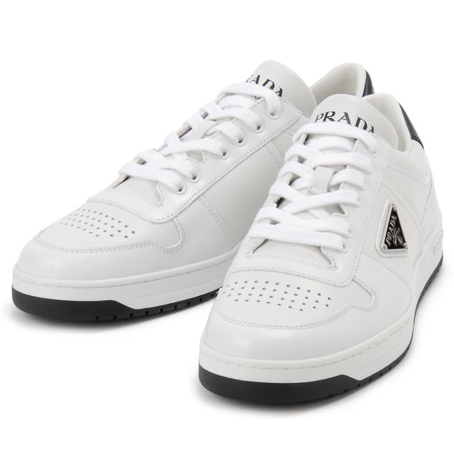 PRADA プラダ スニーカー メンズ ホワイト 2EE364 3LJ6 F0964 トライアングルロゴ
