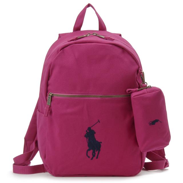 POLO RALPH LAUREN ポロ ラルフローレン リュック レディース メンズ ピンク 9AR071 AFX CHILDREN