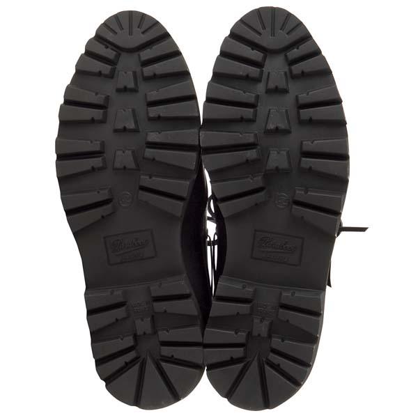 訳あり　箱不良、右足側面に傷あり　PARABOOT パラブーツ 革靴 27.0cm メンズ 2008-17-85 CHIMEY シメイ デッキシューズ ブラック カジュアルシューズ 靴