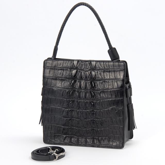 クロコダイル 長財布 ホーンバッククロコ ワニ革 公式 RODANIA