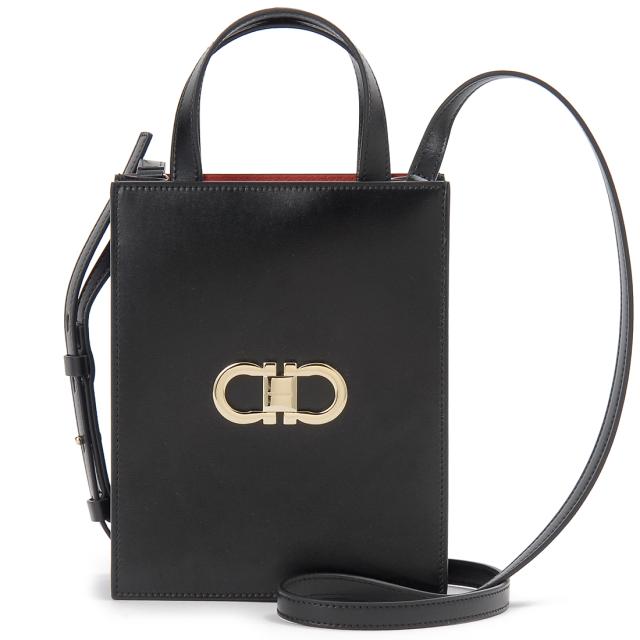 Ferragamo フェラガモ ショルダーバッグ レディース 21 8358 771687 ダブル ガンチーニ